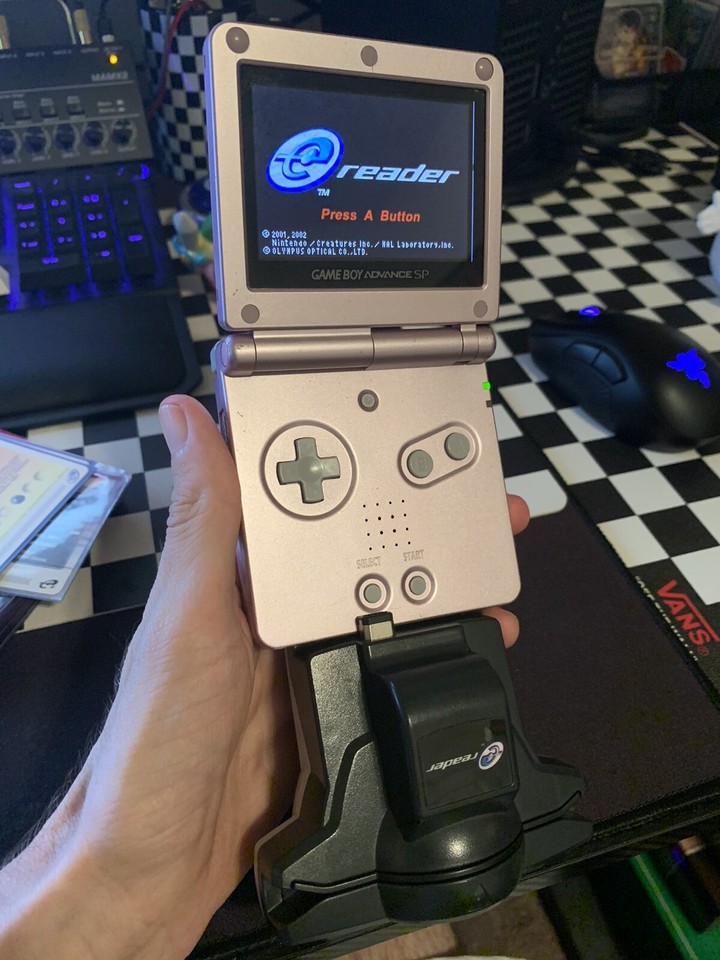 Nintendo Game Boy Advance e-Reader Bundle With 11 Cards! Agb-014 ...