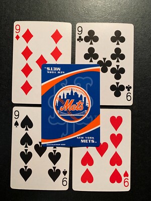 swap playing cards NEW YORK METS Lot of 4 Cards ALL THE NINES | eBay