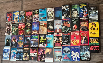 Lot Of 47 Vintage Horror Thriller Paperbacks 1st Editions +++ | eBay