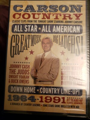 JOHNNY CARSON: CARSON COUNTRY (DVD 2006 Classic Clips!) Brand New ...