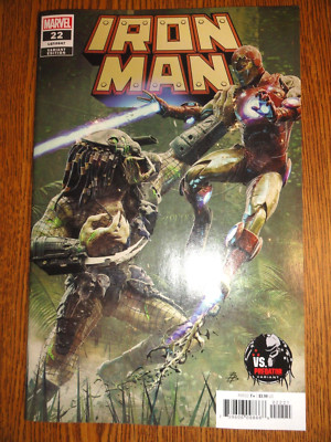 Iron Man #22 Barends IM vs Predator Variant Cover Invincible 1st Print ...