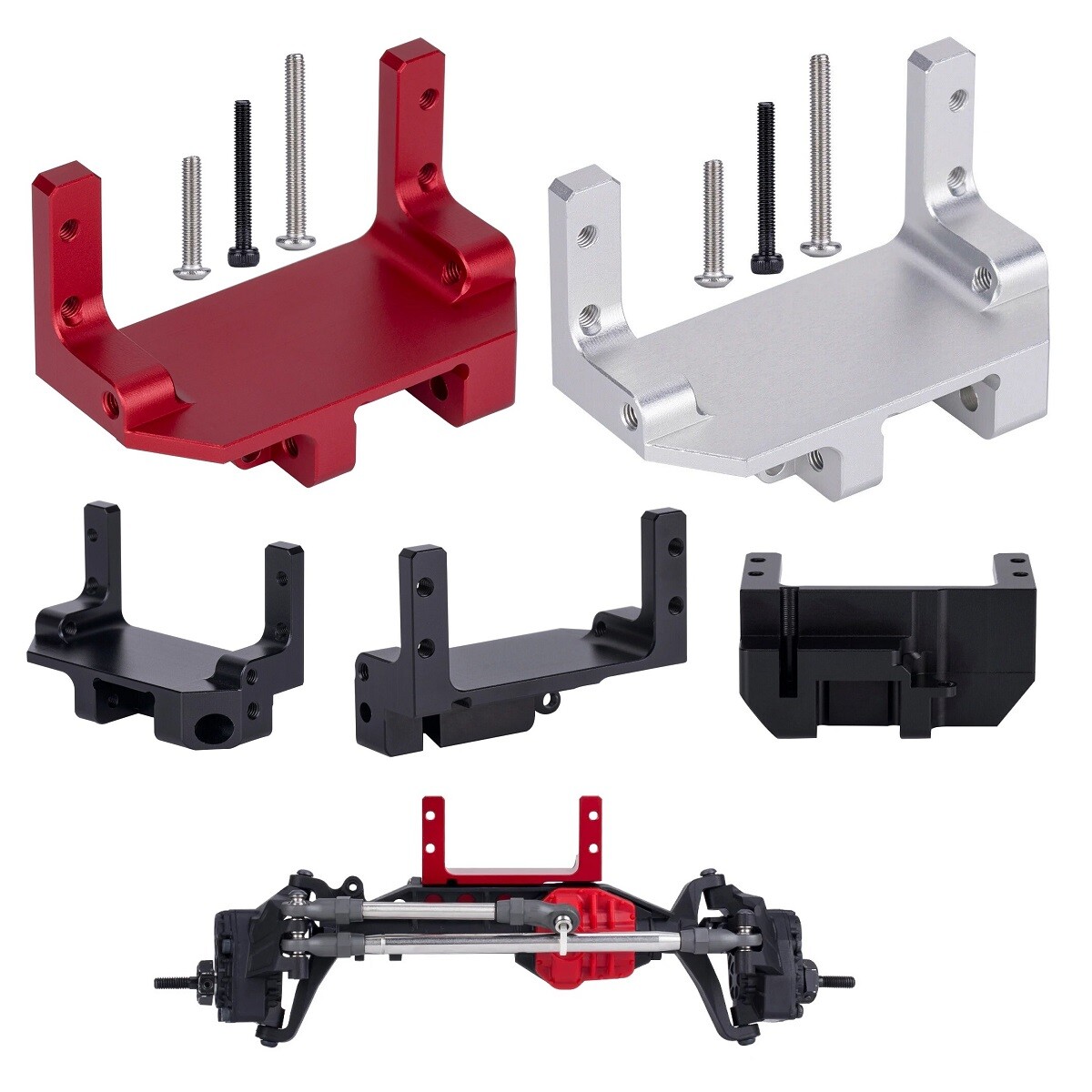 Axial Servo Mount Frame ⚽ AXIAL SCX10 Iii AR45P Servo On Axle