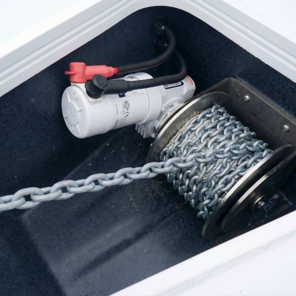 Muir DW06 Drum Winch Side Terminal - 12V - 550W | eBay UK