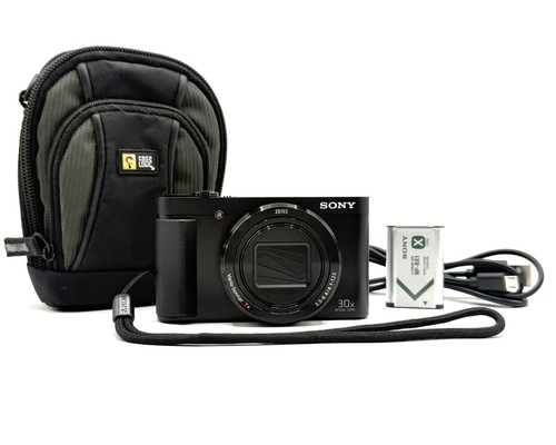 Sony CyberShot DSC HX80 Digital Camera WiFi 30x Zoom 18.2MP AVCHD Flip ...