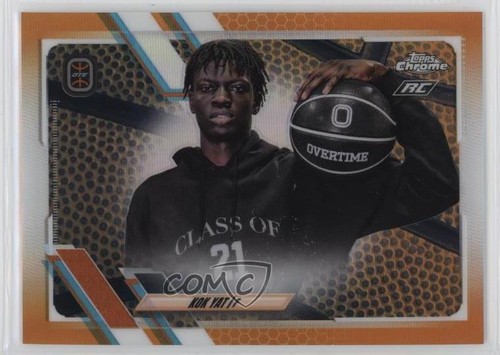 2021 Topps Chrome OTE Overtime Elite Orange Basketball Refractor /25 ...