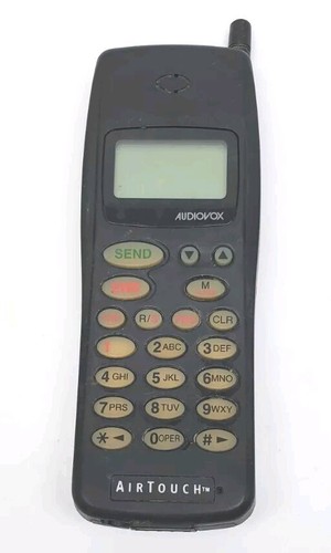 Audiovox MVX506 Black Cell Phone With Case Vintage NOT TESTED. | eBay