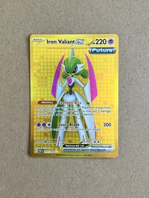 Iron Valiant EX - 261/182 - Paradox Rift - Hyper Rare - NM - Pokemon ...