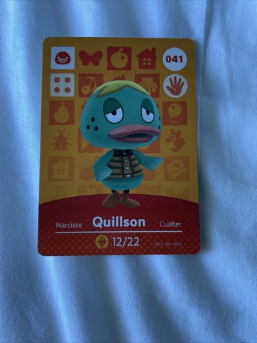 Nintendo Animal Crossing Card Quillson Duck 12/22 041 | eBay