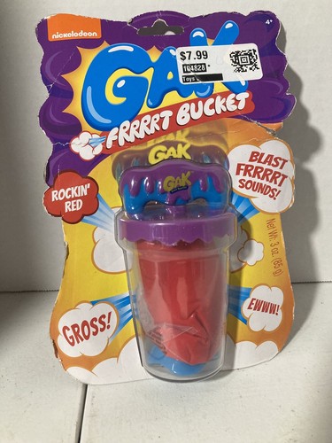 Nickelodeon Gak Frrrrt Fart Gas Gag Bucket (Rockin red) | eBay