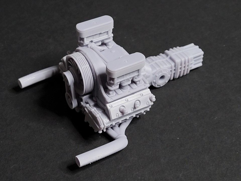 911 PORSCHE ENGINE - 3D print 1:8 1:10 1:12 1:18 1:24 Tamiya Revell MFH ...