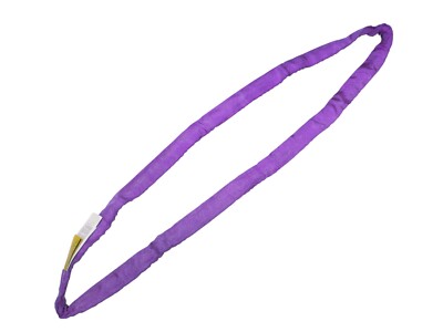 Endless Round Sling 4' Purple Web Synthetic Choker Tow Strap Rimsling ...