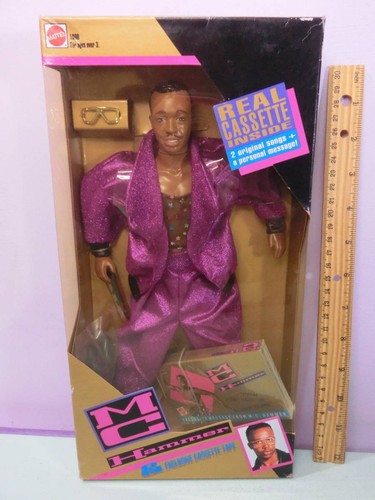 MC Hammer 12 inch Figure Doll 1991 Action figure Doll Mattel Rap Hip ...