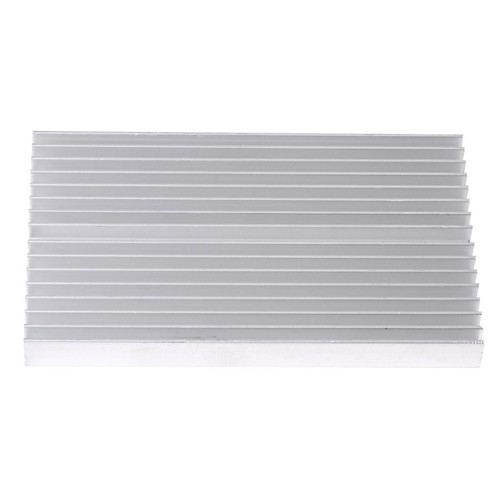 100x60x10mm Aluminum Heatsink For High Power TEC, LED, Amplifier ...