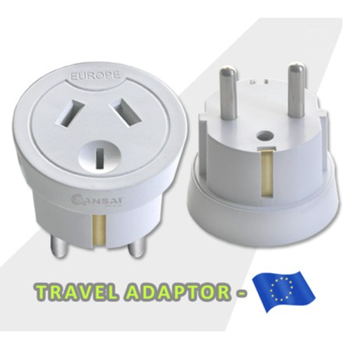 Travel Adapter Power Socket to Plug Australia AU To Europe Bali Tahiti ...