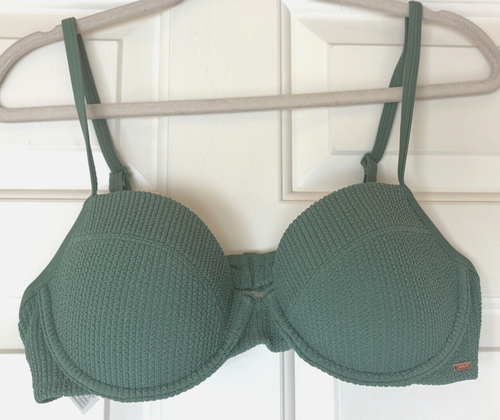 PINK Victorias Secret Swimwear Bikini Top Swim Suit Green Size L NEW | eBay