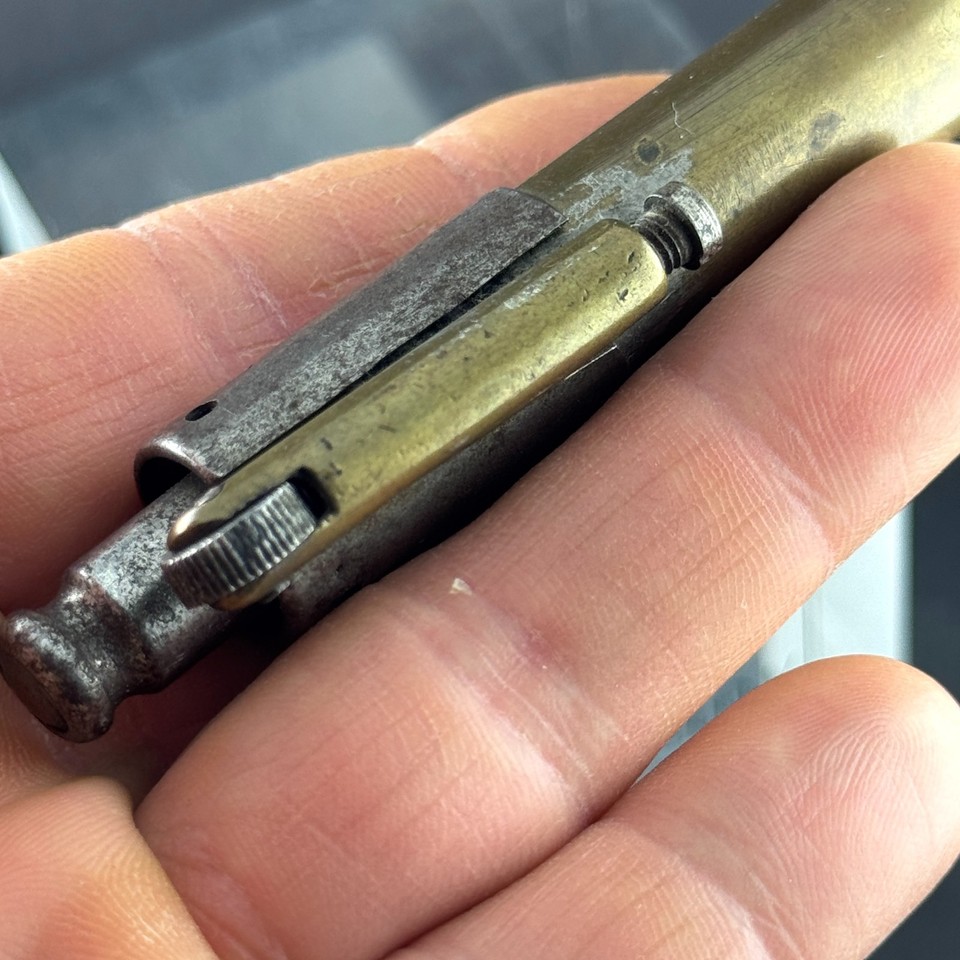 rare vintage antique TRENCH LIGHTER shell bullet war army zippo BRASS ...