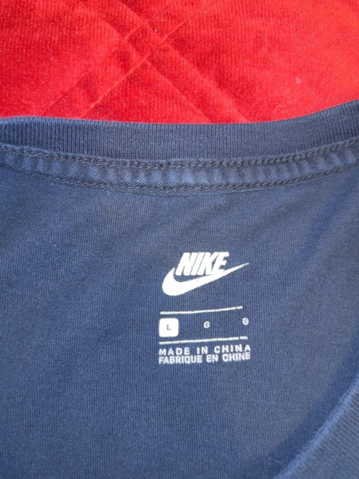The Nike Tee Logo T-Shirt Short Sleeve Black Men's Size Large | eBay