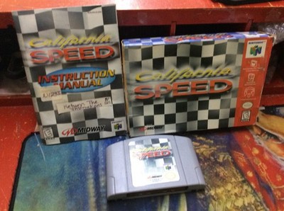 California Speed Nintendo 64 N64 Works Authentic Complete CIB. | eBay