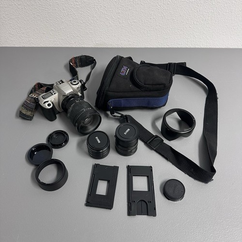 Canon EOS Rebel 2000 35mm SLR Film Bundle Camera With Lenses | eBay