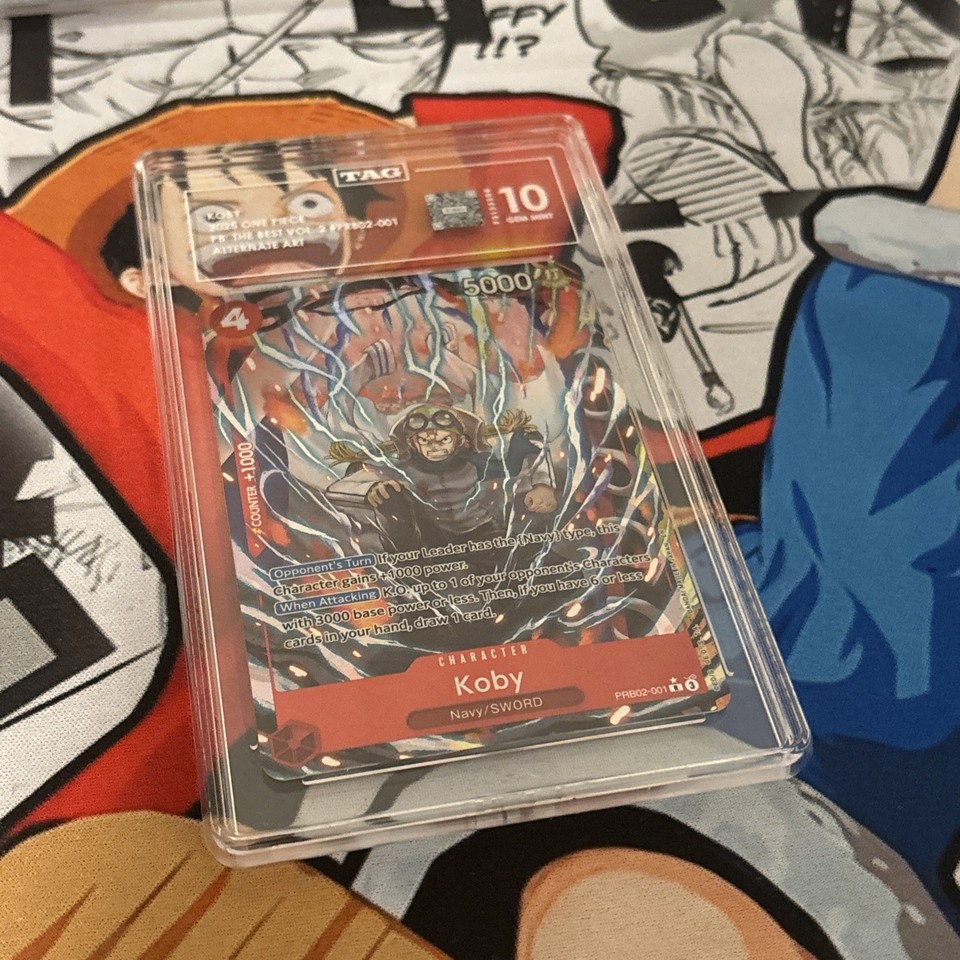 Koby PRB02-001 PRB-02 (Alt Art) THE BEST vol.2 One Piece ENGLISH TAG 10 ...