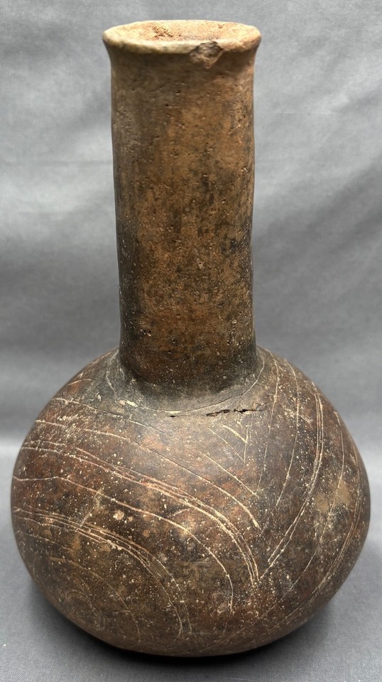 Antique Caddo Culture Circa 900-1400AD Bottle Pot Vessel Pottery | eBay