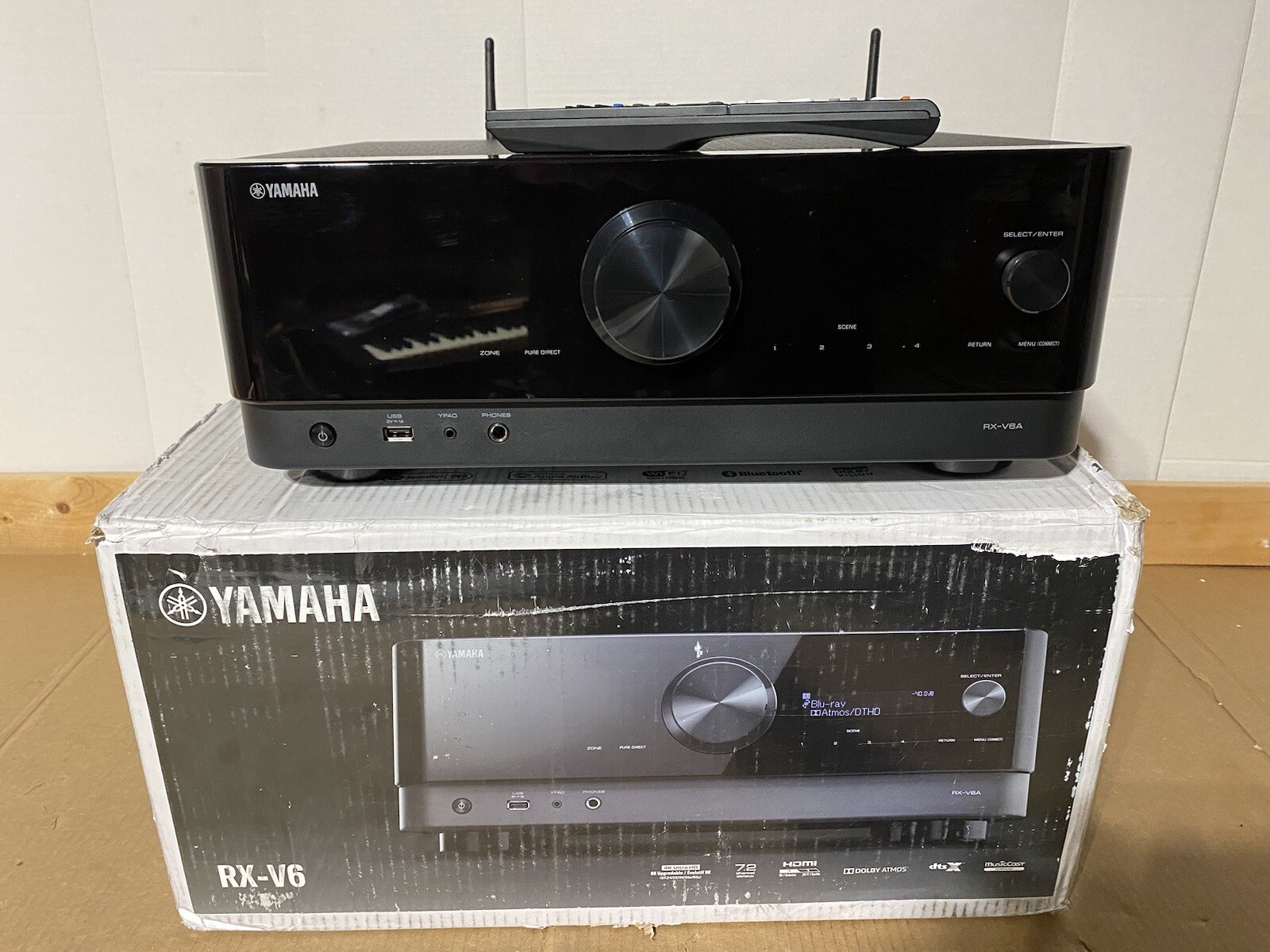 Yamaha RX-V6A 7.2-Channel AV Receiver with 8k HDMI and MusicCast ...