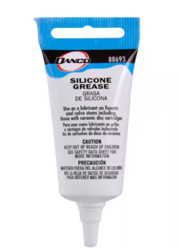 Danco Waterproof Silicone Grease Clear 0.5 Ounces 1-pack (88693) for ...