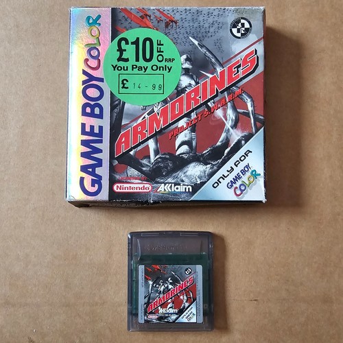 Armorines: Project S.W.A.R.M. (Nintendo Game Boy Color, 2000) - Tested ...