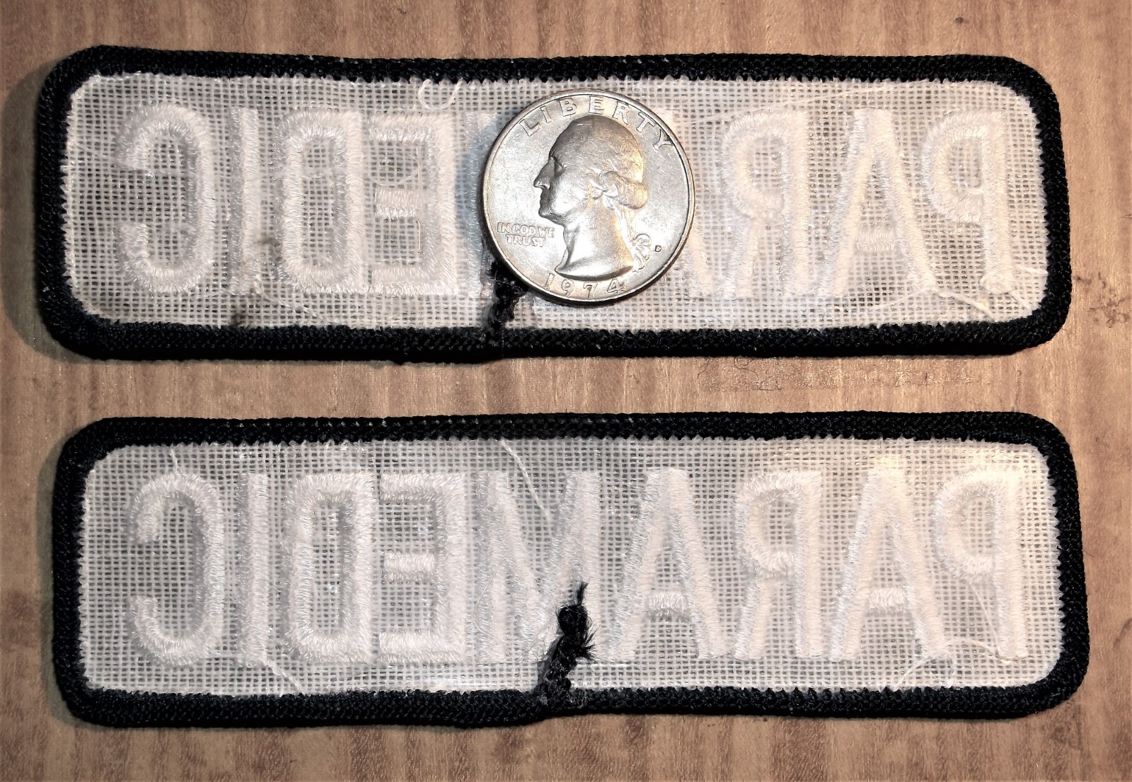 GEMSCO NOS Vintage EMS - (1) PAIR- (2) PARAMEDIC TABS - Original 30+ | eBay