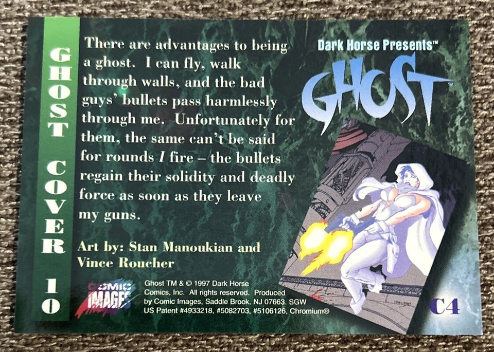 1997 DARK HORSE GHOST COVER CHROMIUM CHASE CARD #C4 NRMT/MT | eBay