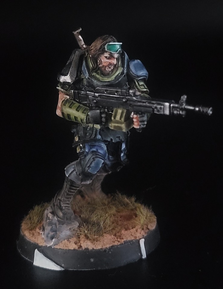painted Scots Guards Ariadna Infinity collection miniature for Wargames ...