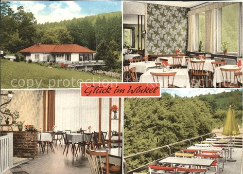41811962 Aglasterhausen Cafe-Pension-Restaurant Glueck im Winkel ...