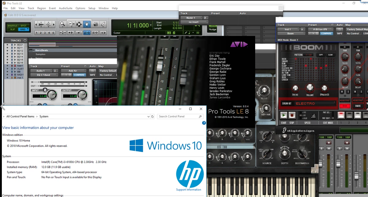 Avid Pro Tools Windows