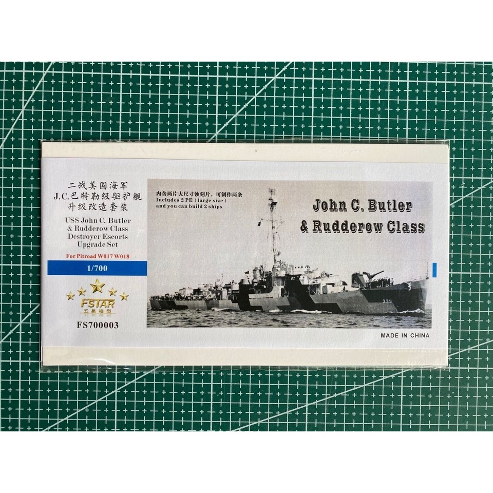 FS700003 1/700 USS John C. Butler Class & Rudderow Class Destroyer ...