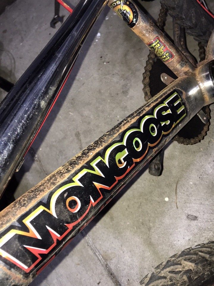 vintage Old School BMX Chrome Mongoose 16" Wheels Rims Project Bike | eBay