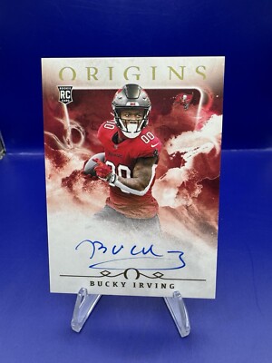 2024 Panini Origins Bucky Irving #RAU-BIR Rookie AUTO RC On Card Blue ...