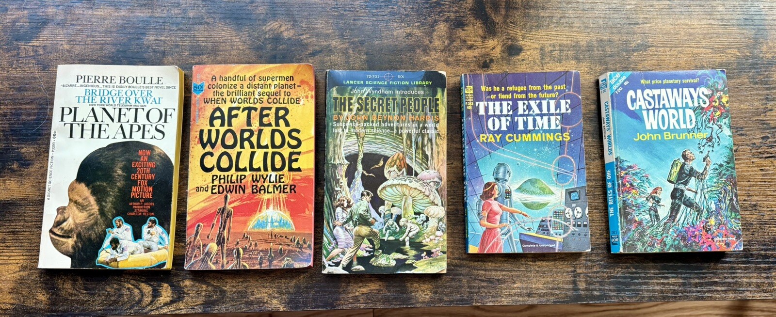 Vintage Sci Fi Lot of 5 Paperback Books 1963 And 1964, First Printings ...