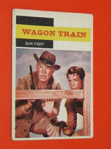 A & BC GUM CARD 1959 WESTERN SERIES TV WAGON TRAIN WARD BOND MAJOR SETH ...