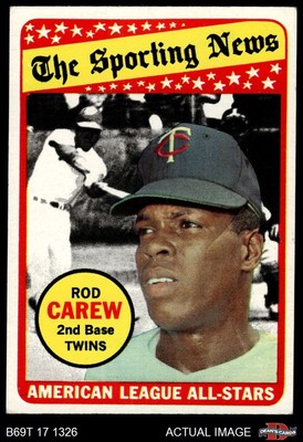 1969 Topps #419 Rod Carew All-Star Twins HOF 4 - VG/EX | eBay