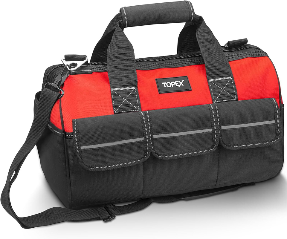 16-Inch Tool Bag Multi-Pocket Tool Organizer High Bearing Wide Mouth ...