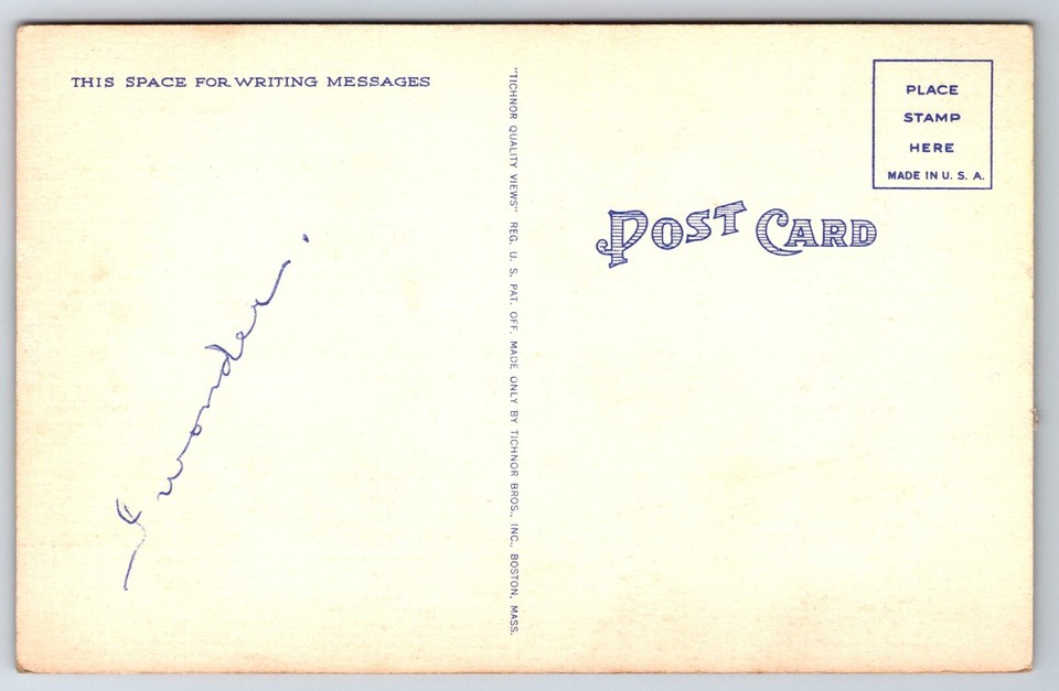 Vintage Postcard Dotty Nimwit Says Man Dances He's All Feet ... He's ...