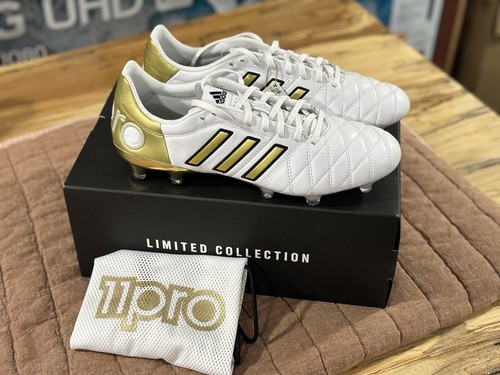 Adidas 11Pro TK Toni Kroos FG Soccer Cleats White Gold JH6410 Size 12 ...