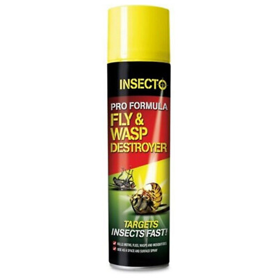 FLY WASP KILLER INSECTICIDE FAST ACTING AEROSOL SPRAY 300ml | eBay UK