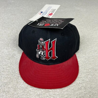 Vintage Harrisburg Senators Hat Cap Fitted Mens 7 3/8 Baseball Wool New ...