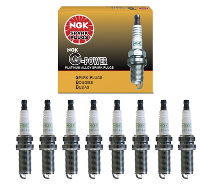 NGK G-Power Platinum Spark Plug Set 8PCS. 5018 LFR5AGP | eBay