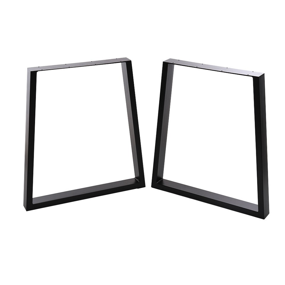 Industrial Metal Legs Furniture Feet Trapezoid Shaped Stand for Table ...