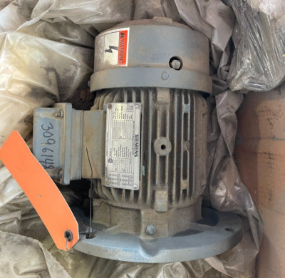 SIEMENS 2 HP VERTICAL MOTOR 230/460 V 3460 RPM FRAME 145TI RGZVSD | eBay