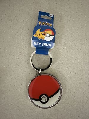 Pokemon Pokeball Keychain Key Chain Metal Key Ring Monster Backpack ...