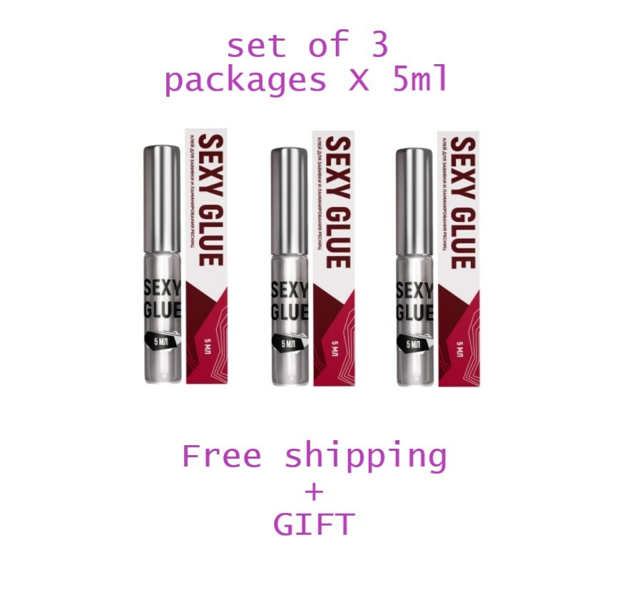 Glue for lifting and lamination lashes "Sexy Glue", set of 3 packages x 5 ml | eBay