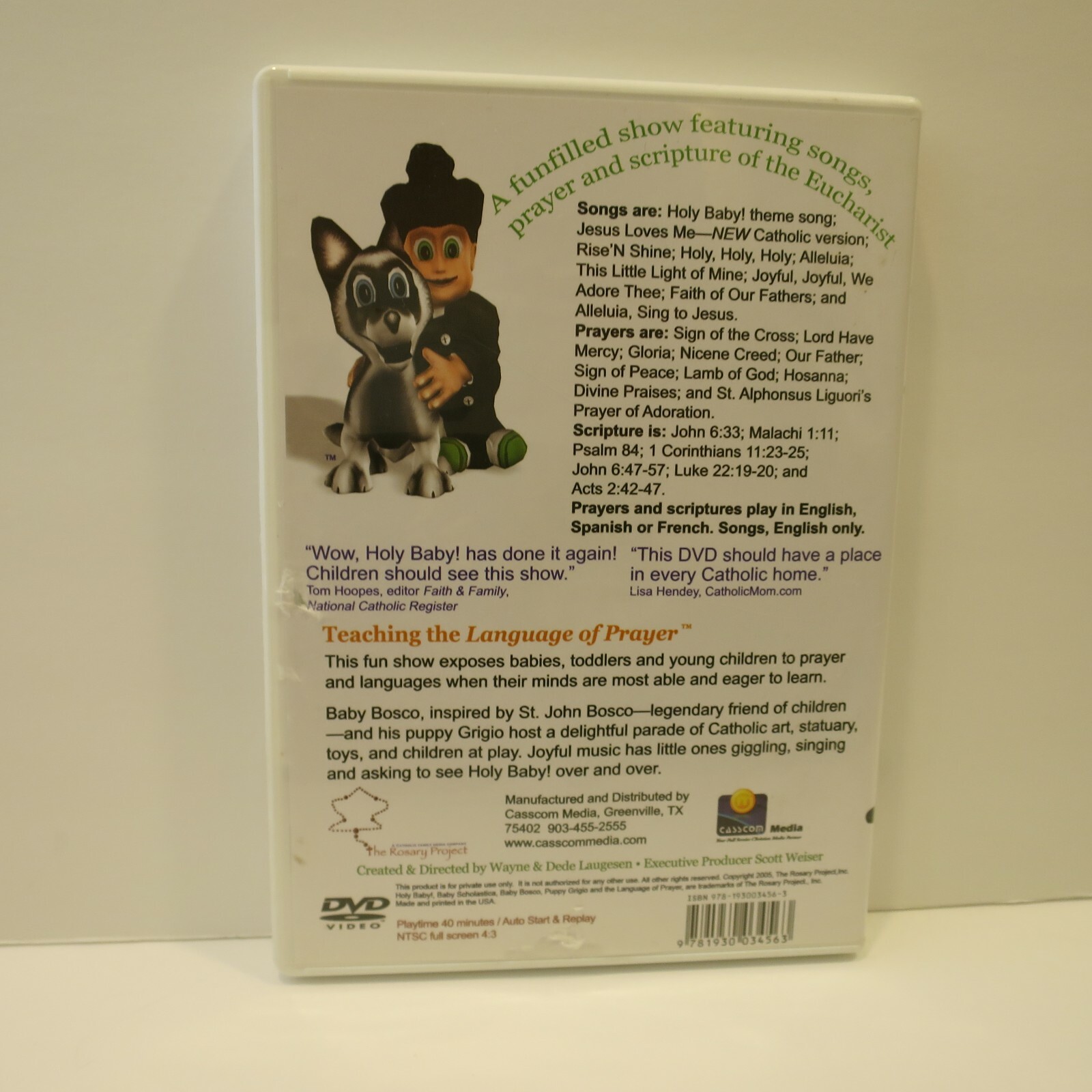 Holy Baby - Vol. 2 Jesus Loves Me, He is the Bread of Life (DVD, 2006 ...